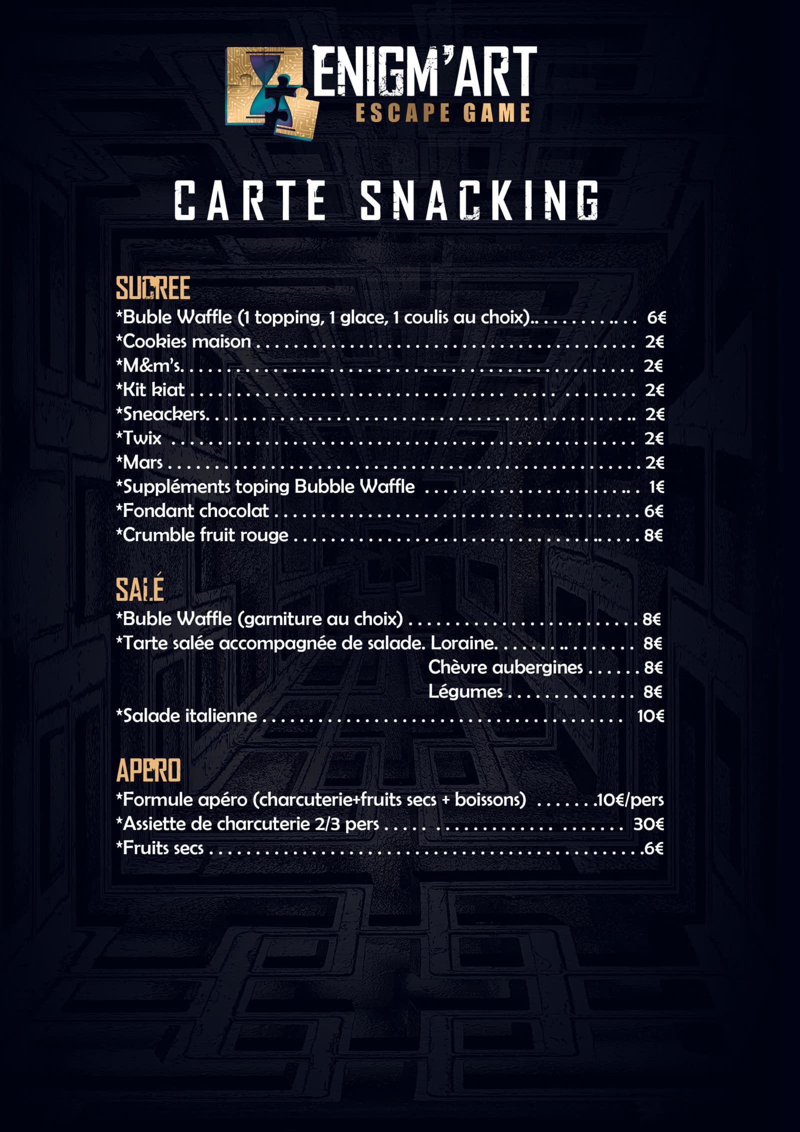 Snacking - Enigm'Art